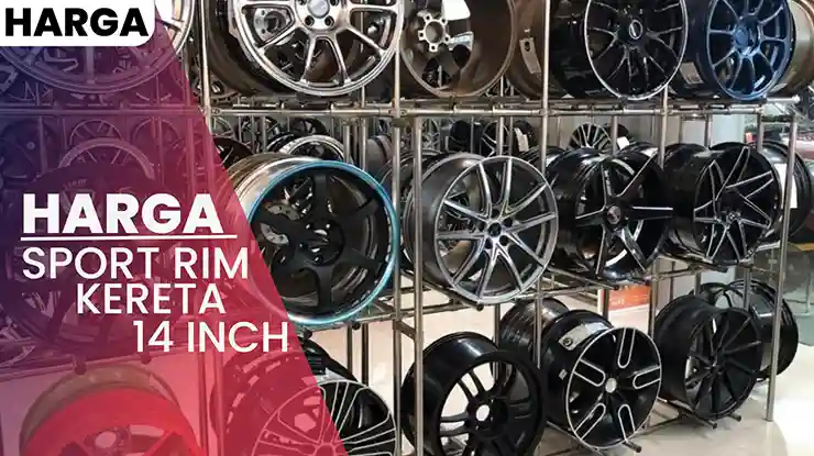 Harga Sport Rim Kereta 14 Inch Murah Terkini 2025